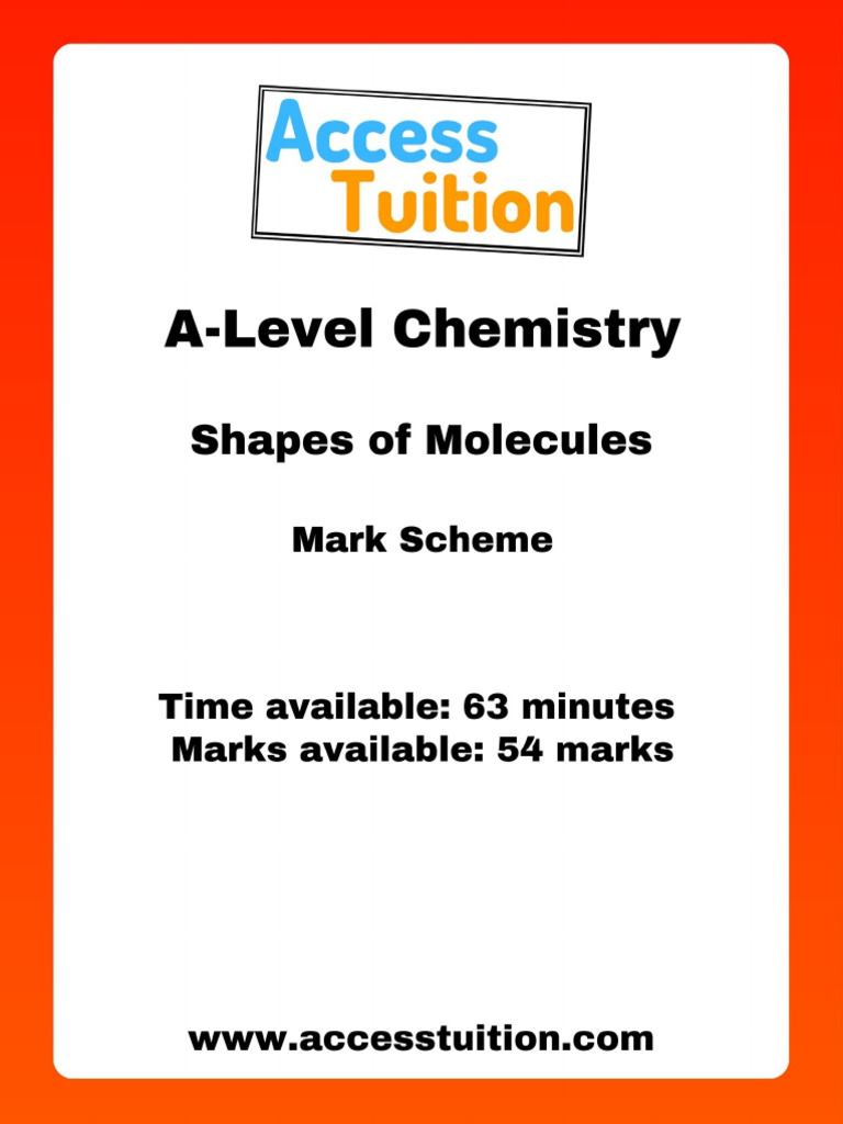 Shapes Of Molecules Ms Pdf Chemical Bond Intermolecular Force