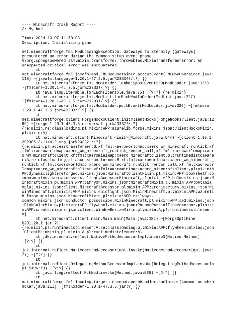 crash-2024-10-07_11.58.02-client | PDF | Ibm Pc Compatibles | Computer ...