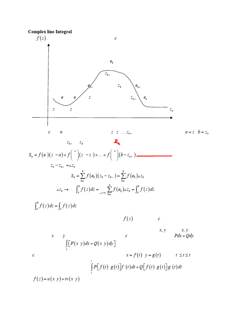 Complex Line Integrals Explained | PDF | Differential Geometry | Analysis
