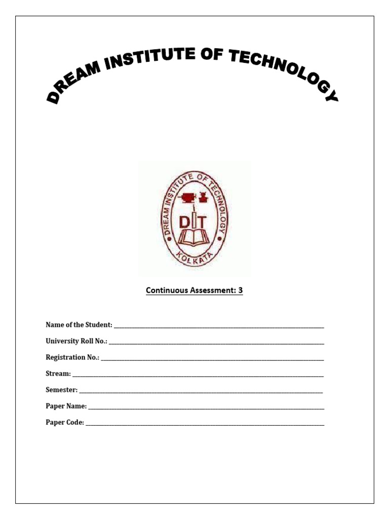 Student Assessment Form | PDF