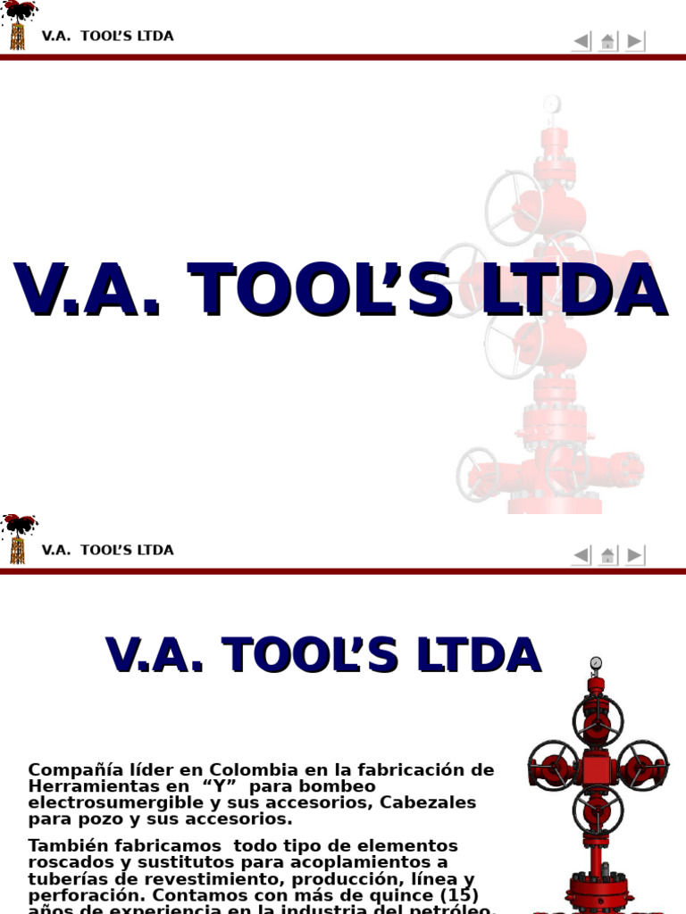 257069975 Presentacion Va Tools | PDF | Business | Petróleo