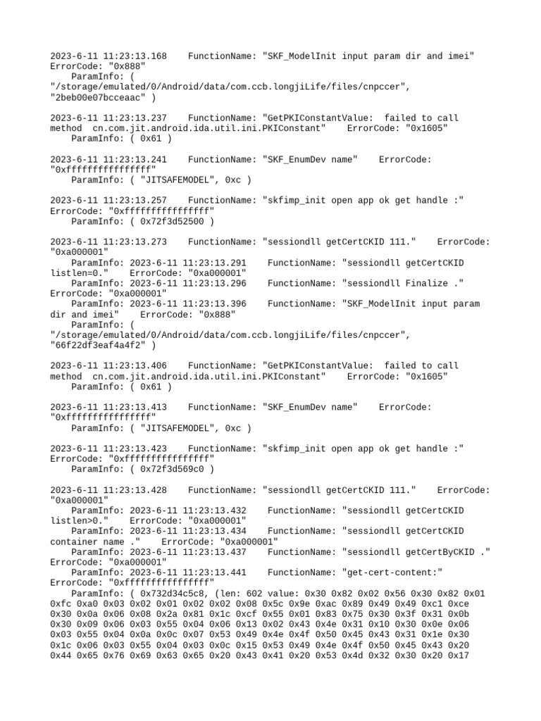 SKF Model Initialization Errors Log | PDF