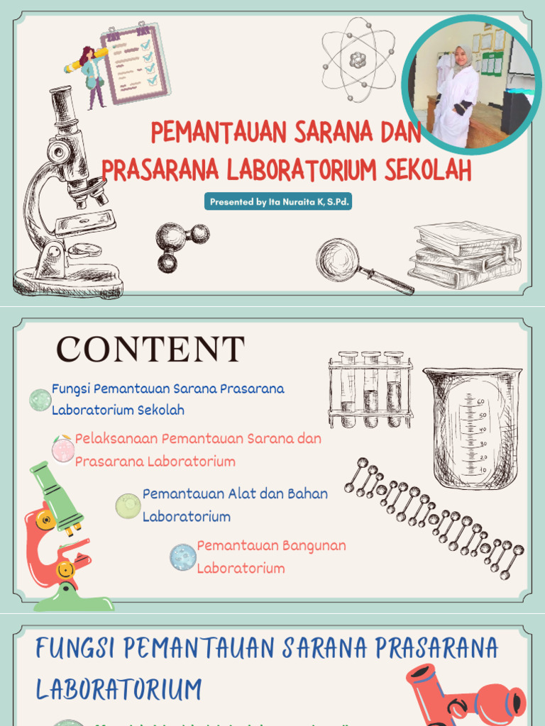 Pemantauan Sarana Prasarana Lab | PDF