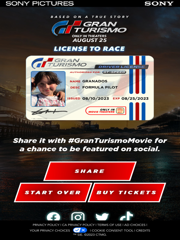 Gran Turismo Movie Social Sharing Guide | PDF