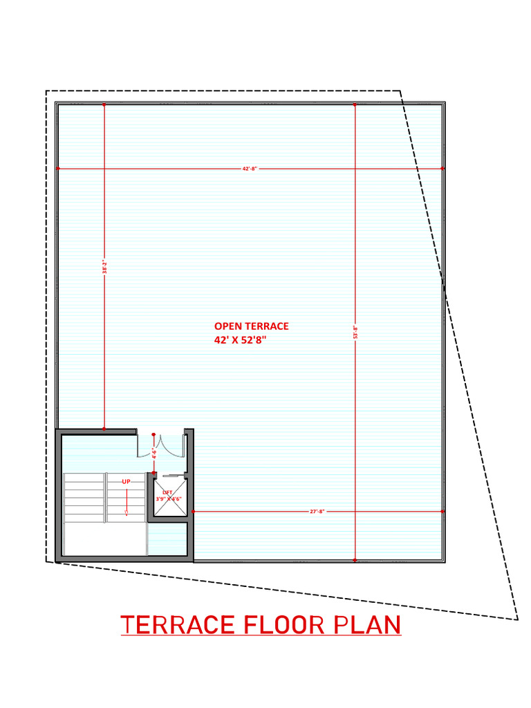 Terrace Floor Plan Dimensions | PDF