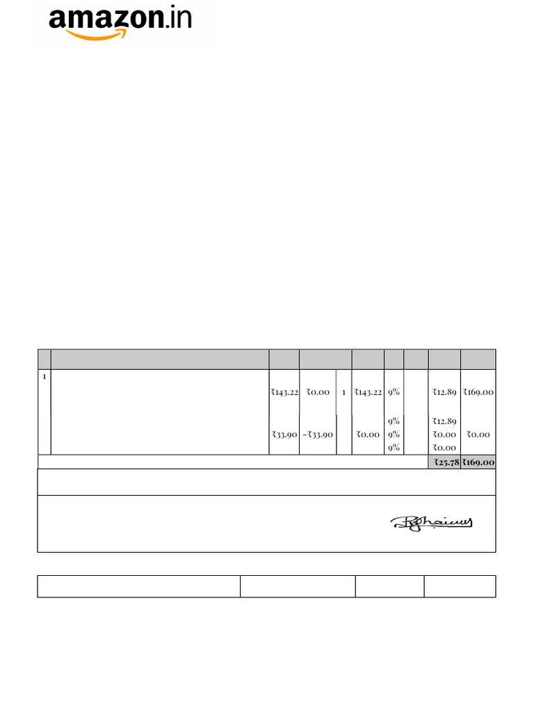 Amazon Basic Earphones Invoice | PDF | Invoice | Payments