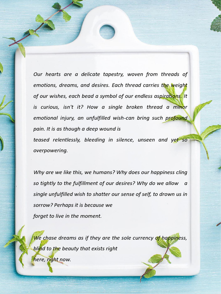 threads of emotions | PDF | Happiness