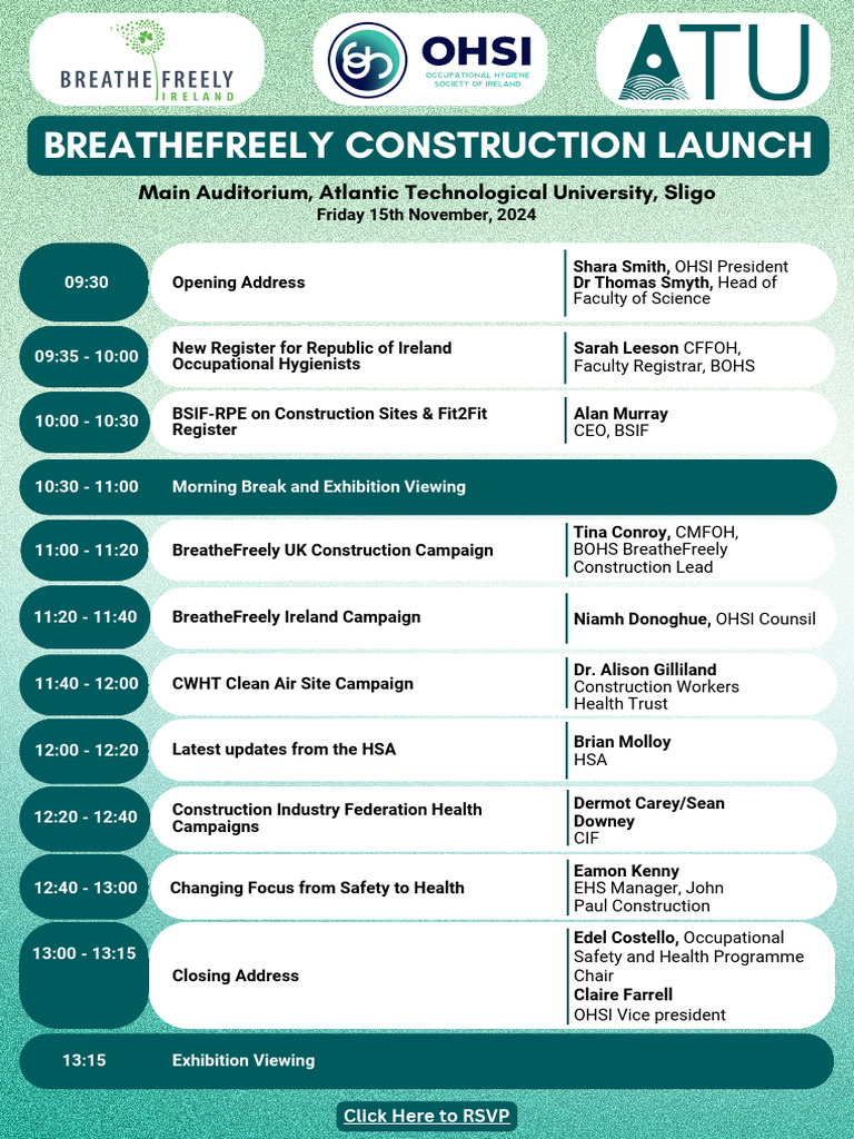 BF Construction Launch Programme & Speakers | PDF | Occupational Safety ...