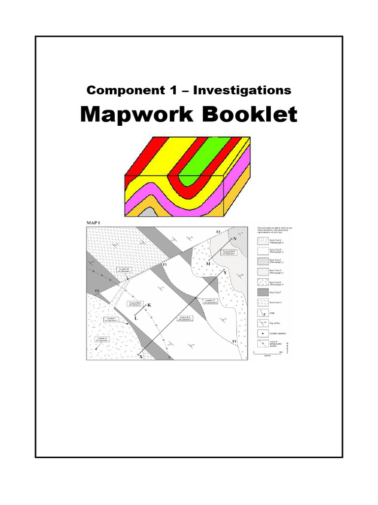 A Level Geology Mapwork Booklet | PDF | Fault (Geology) | Geology