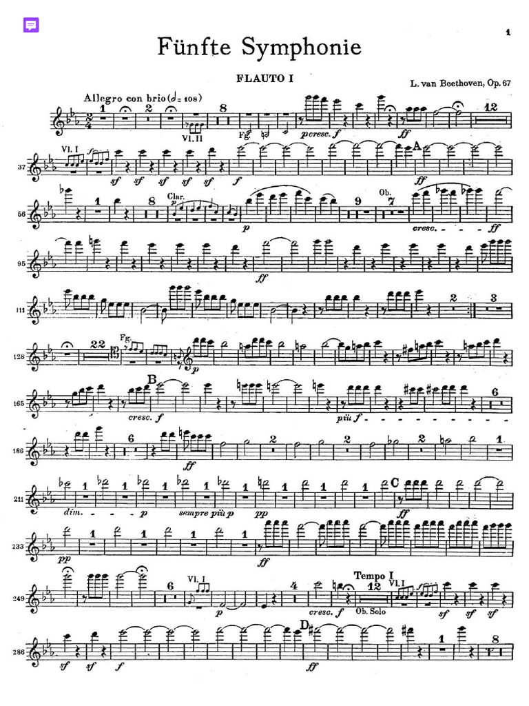 Beethoven 5th Symphony | PDF