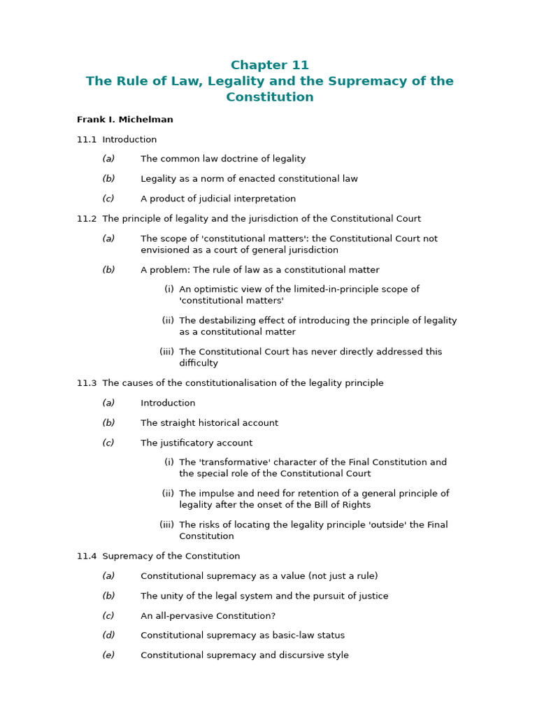 Chap11 | PDF | Rule Of Law | Jurisdiction