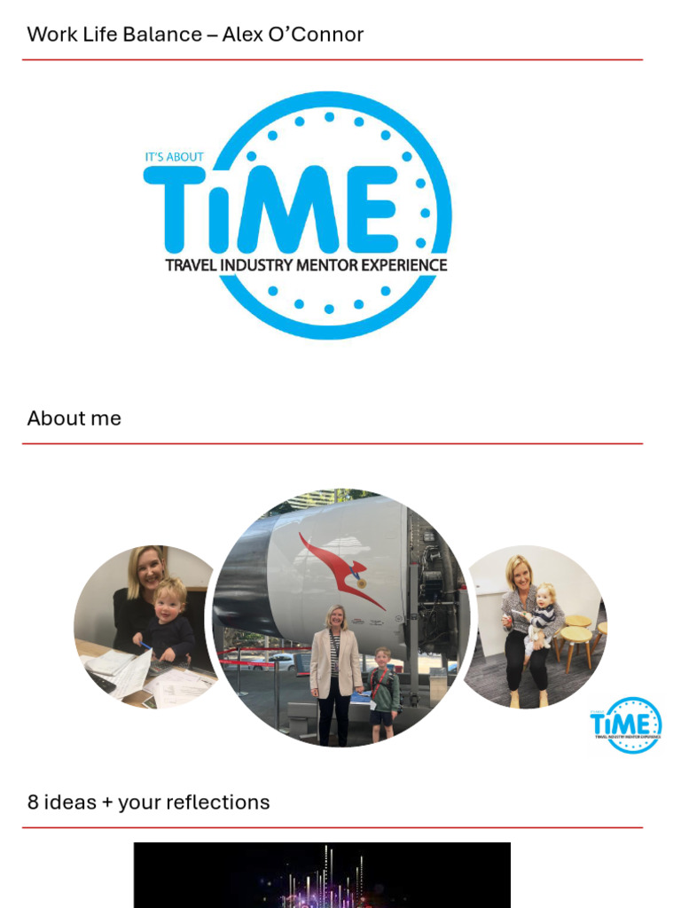 TIME Work Life Balance Presentation | PDF