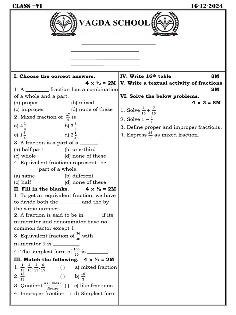 6 Csa-Math | PDF