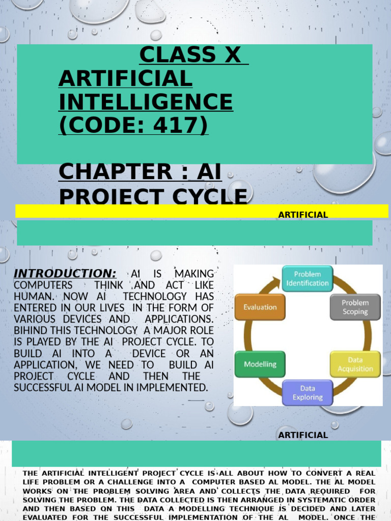 Understanding the AI Project Cycle | PDF | Artificial Intelligence ...