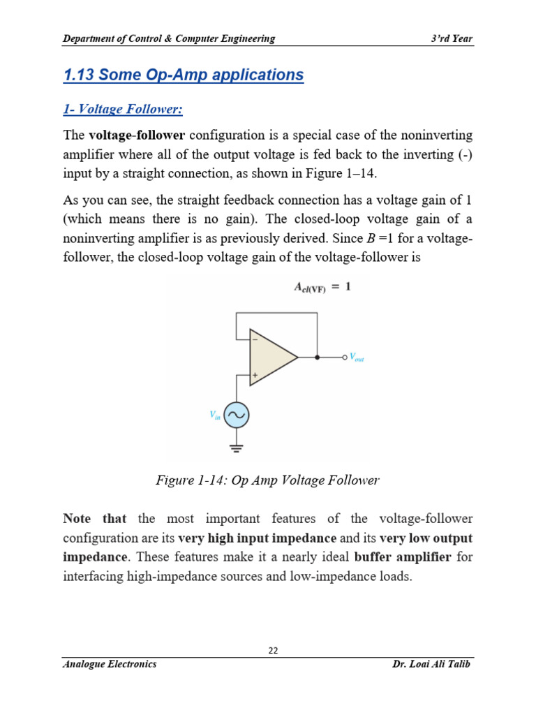 01 Operational Amplifiers-004 | PDF | Operational Amplifier | Amplifier