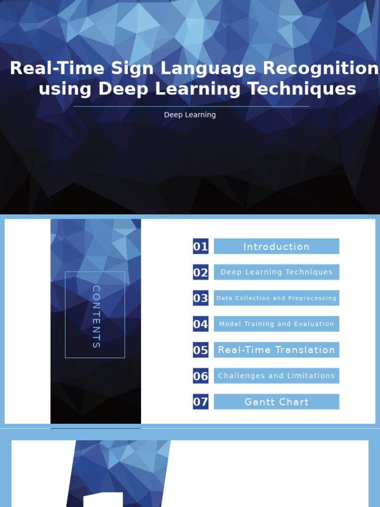 Real-Time Sign Language Translator(Review-2) | PDF | Deep Learning ...