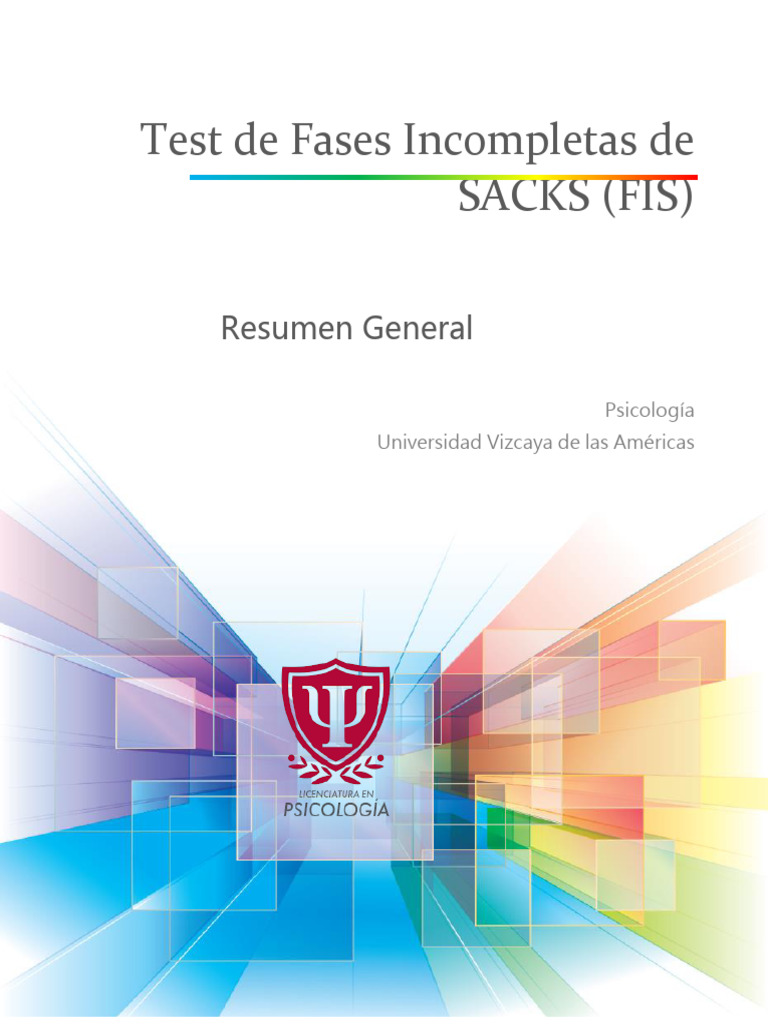 Test SACKS: Evaluación de Melida Medrado | PDF | Las emociones | Sicología