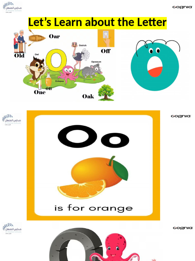 Let's Learn About The Letter O | PDF