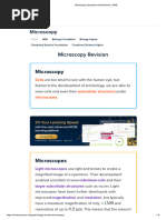 GCSE Microscopy Revision Questions | PDF