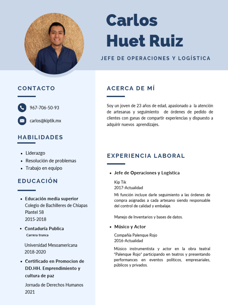 CV - Carlos Huet Ruiz | PDF