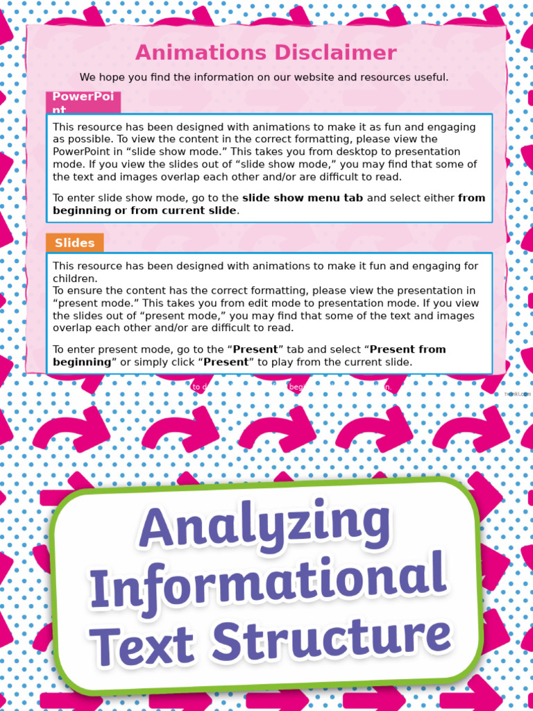 Sixth-Grade-Analyzing-Informational-Text-Structure-Powerpoint-Google ...