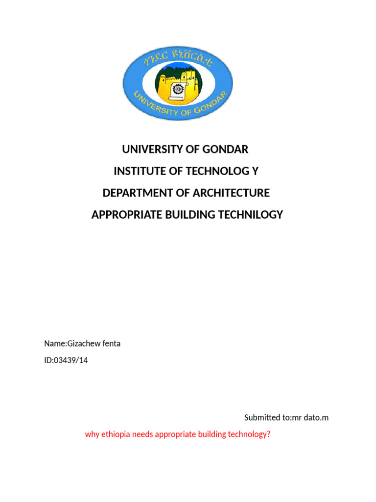 Giza Pdf Ethiopia Building Insulation