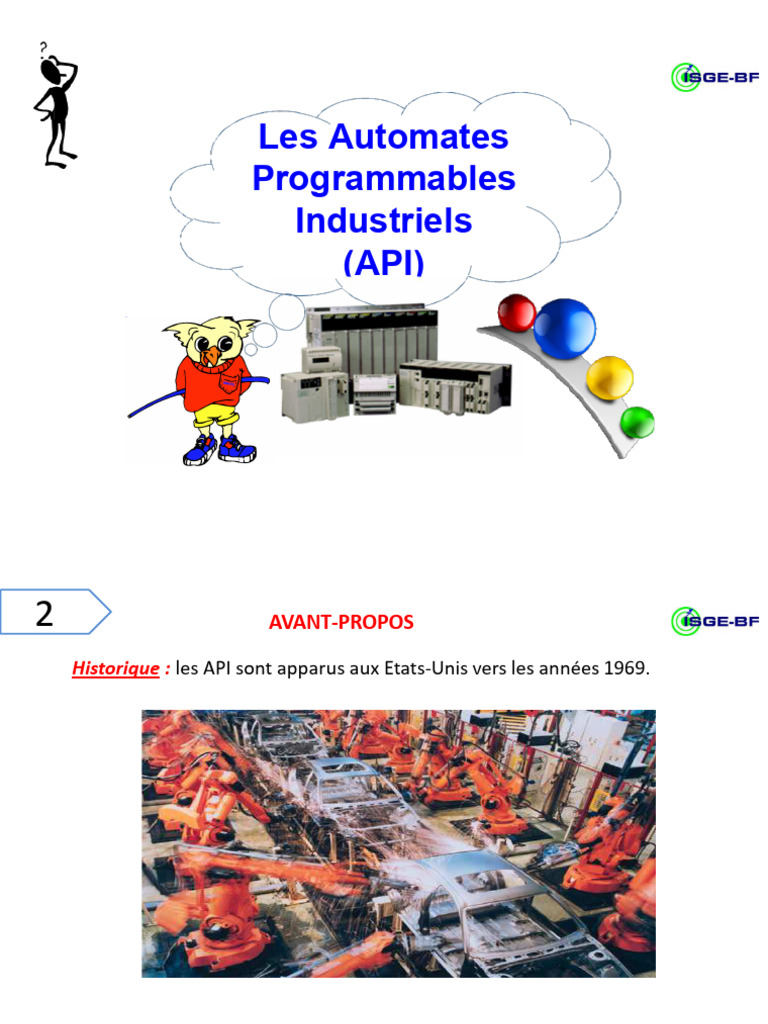 Guide sur les Automates Programmables | PDF | Automate programmable ...