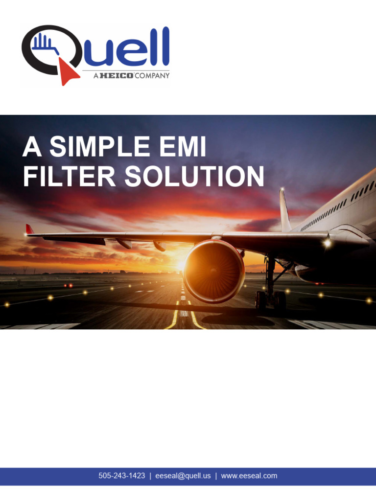 A SImple EMI Filter Solution - 2021 | PDF | Electromagnetic ...