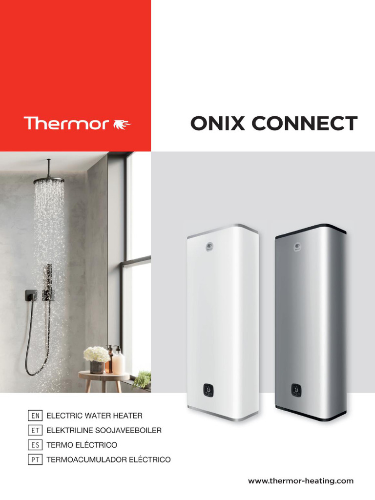 Onix Connect Water Heater Installation Guide | PDF | Water Heating | Ios