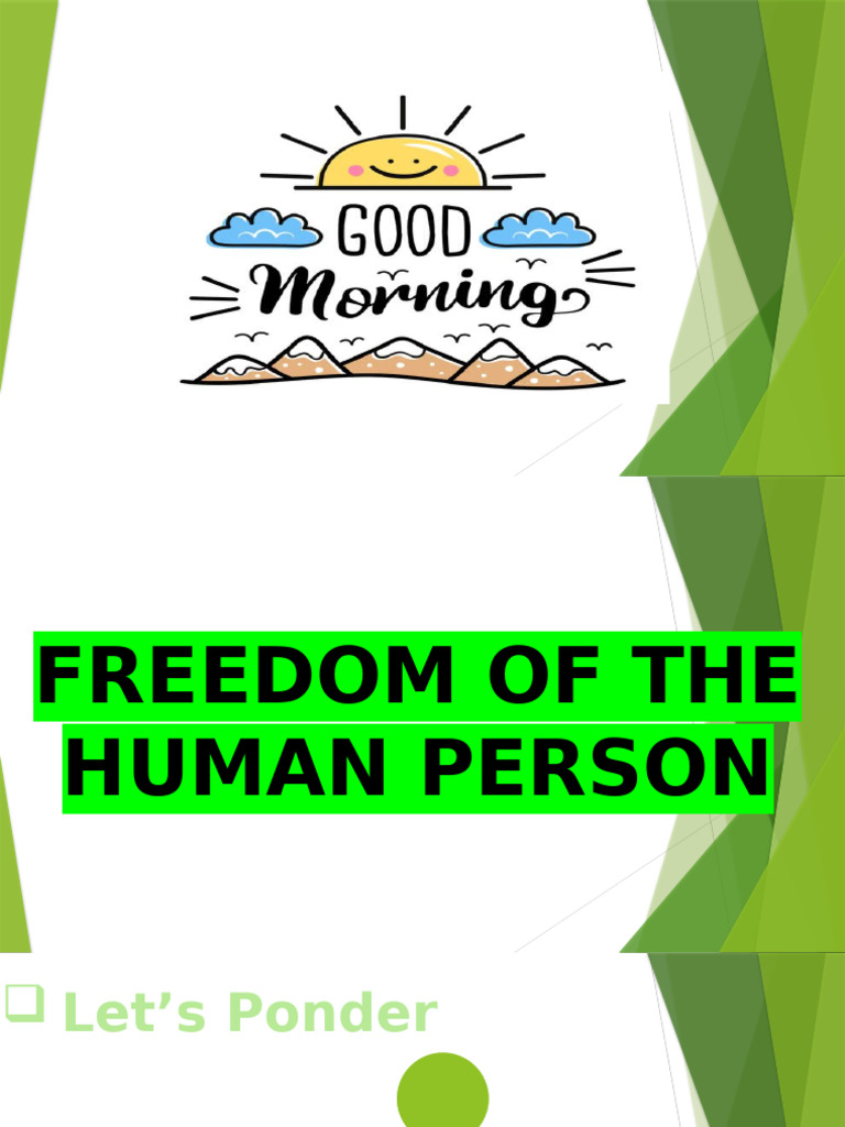 LESSON-5-FINAL | PDF | Free Will | Behavioural Sciences