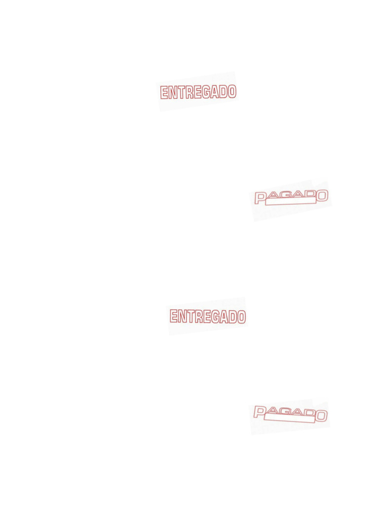 Pagado y Entregado | PDF