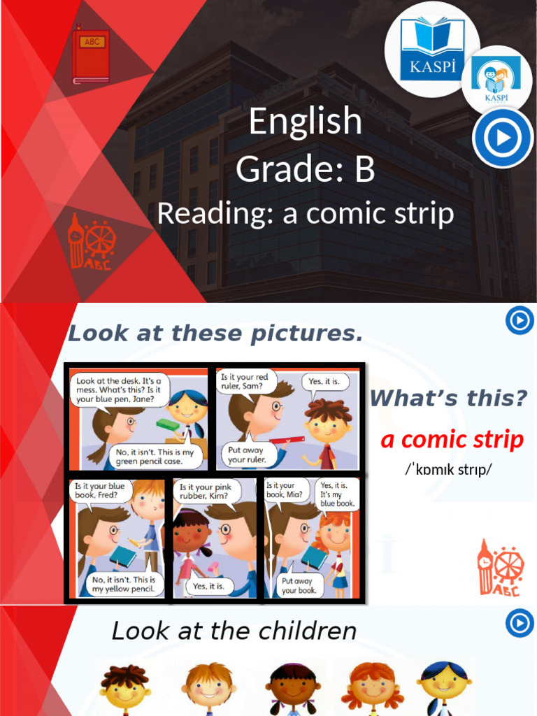 14. reading - a comic strip | PDF