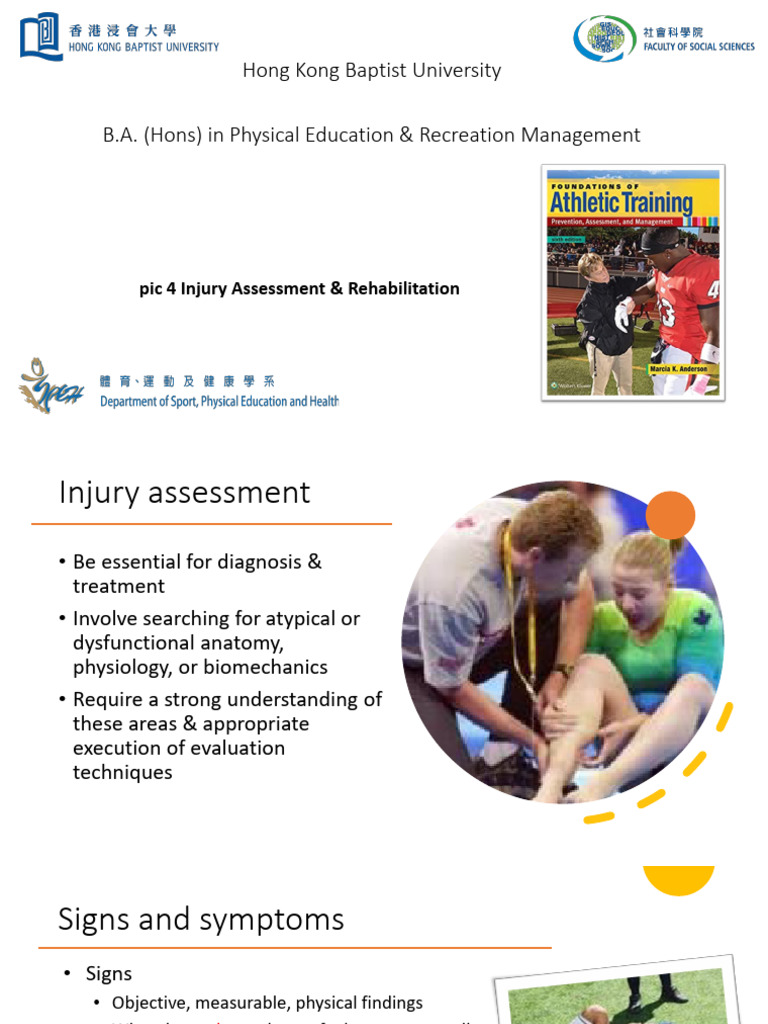 Sports Injury Assessment Guide | PDF | Bone | Pain