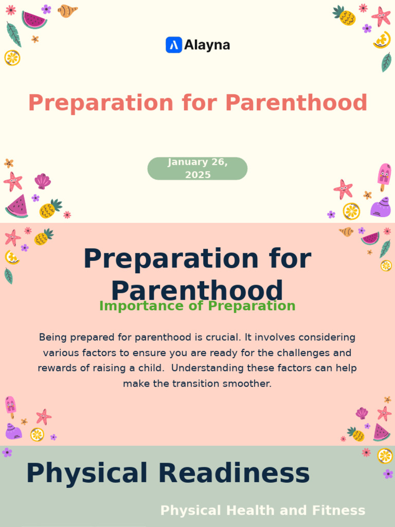 Preparation For Parenthood (Slides) | PDF | Parenting | Psychology