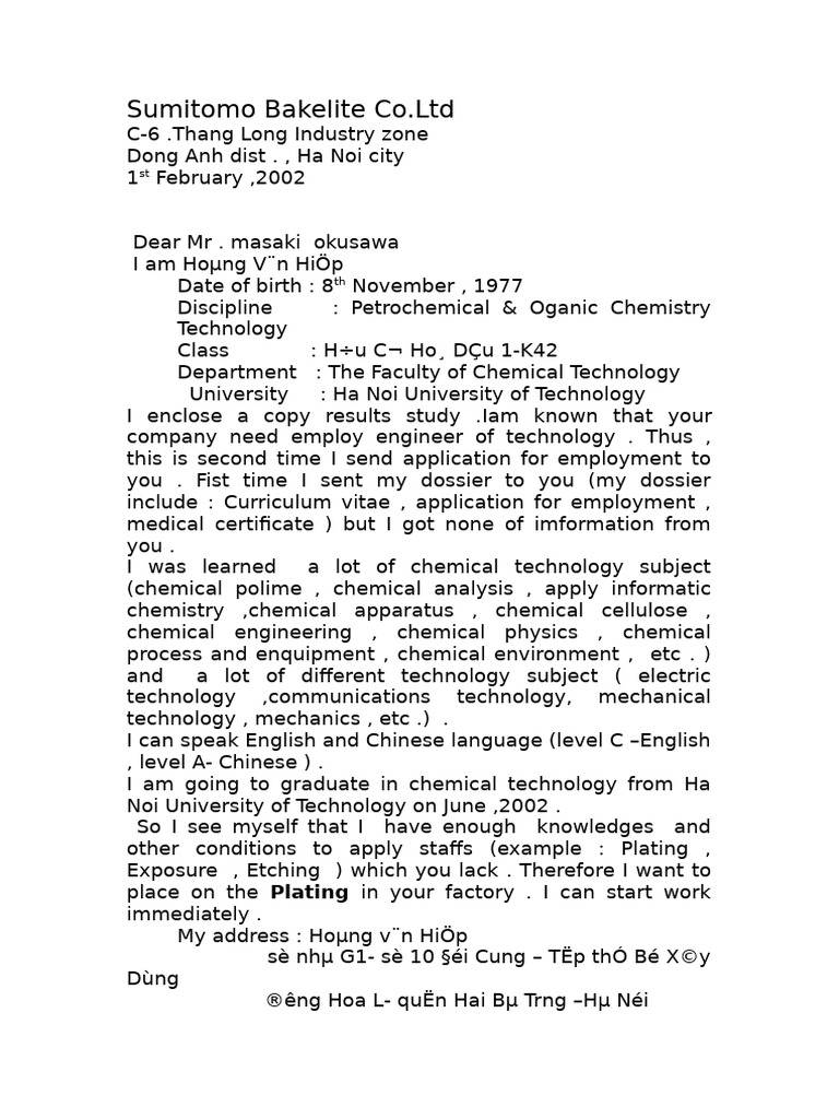 Sumitomo Bakelite Co | PDF
