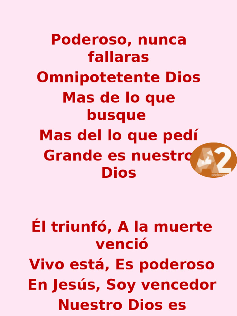 Dios Es Poderoso | PDF