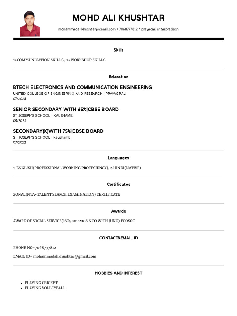 My Resume | PDF