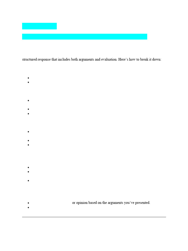 How To Answer The 8 Marks Discuss Question in Economics | PDF | Minimum ...
