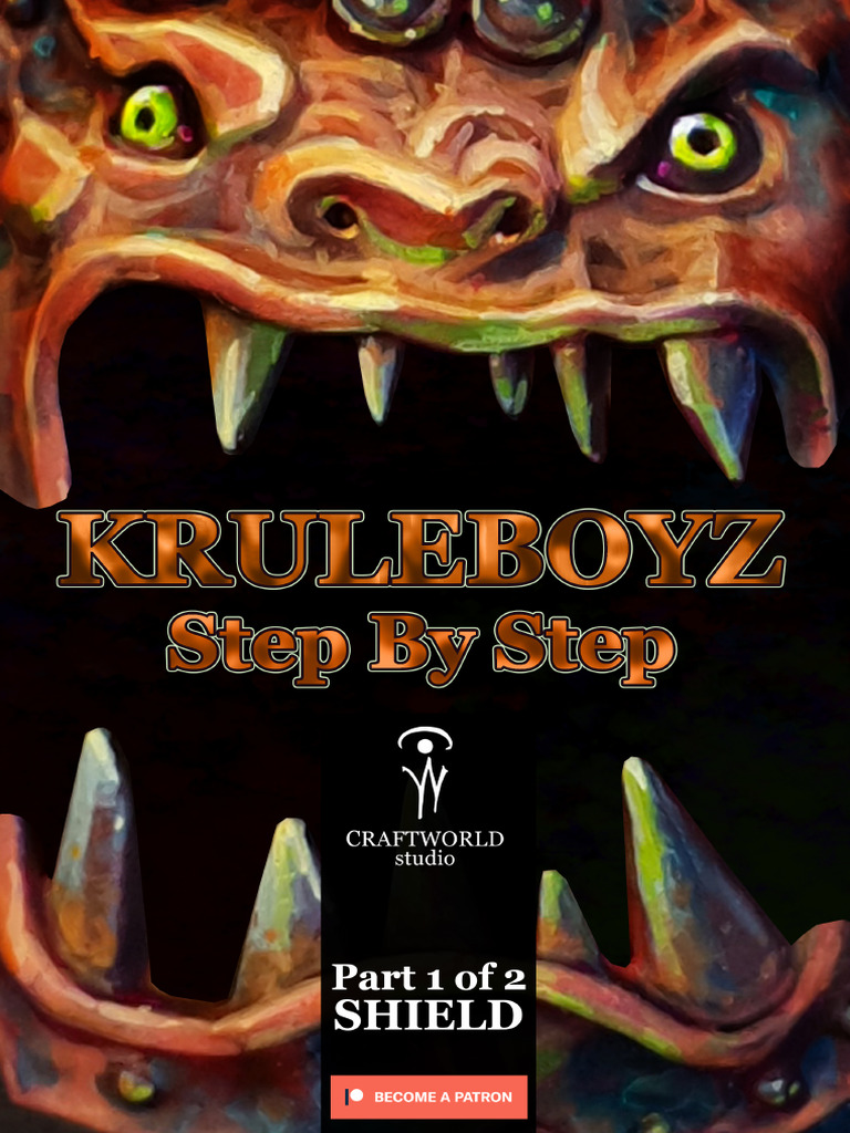 Step by Step Pt1 KRULBOY Tutorial - Craftworld Studio Art Patreon | PDF