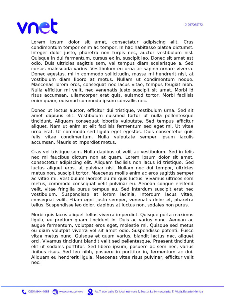 Hoja Membrete Word Sencilla | PDF