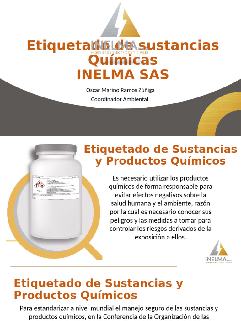 Etiquetado Seguro De Sustancias Químicas Pdf