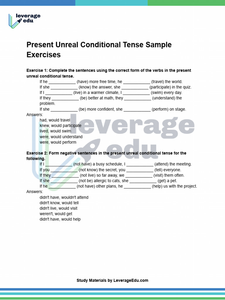 English Conditional Tense Practice | PDF