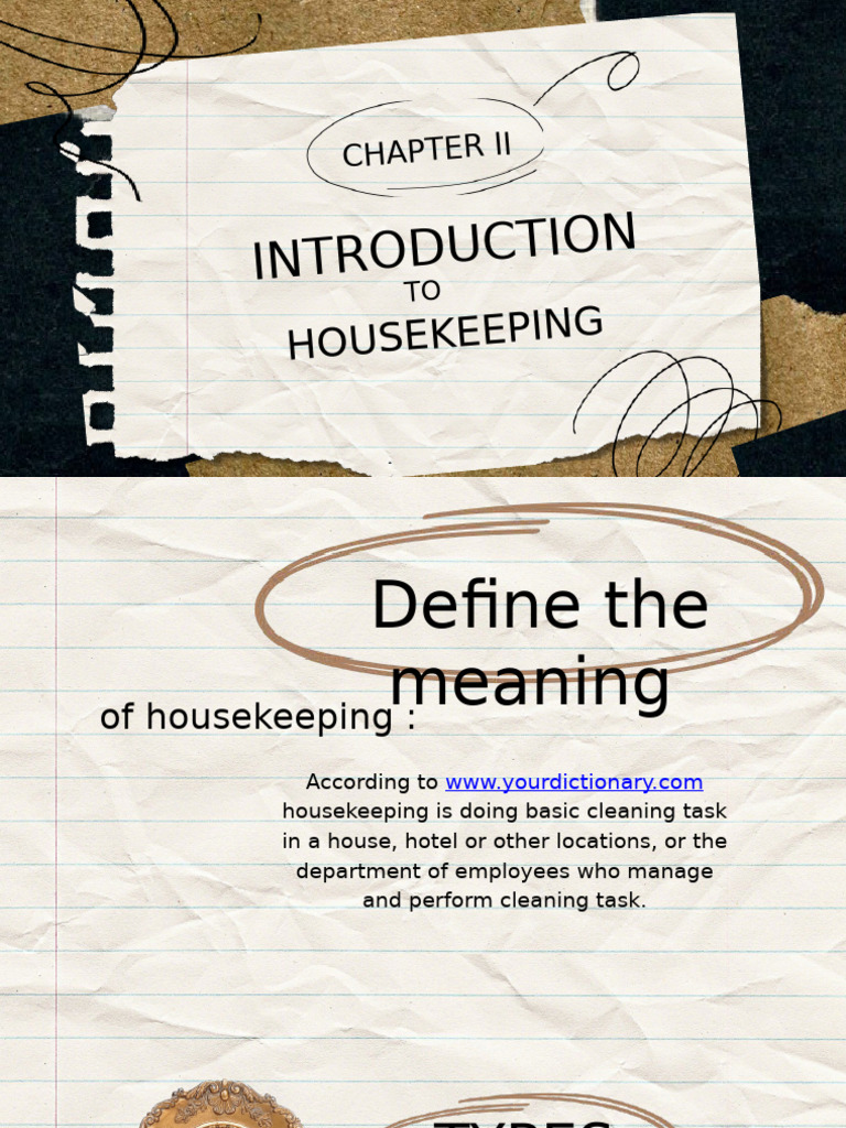 Housekeeping Overview: Types and Benefits | PDF | Housekeeping | Hygiene