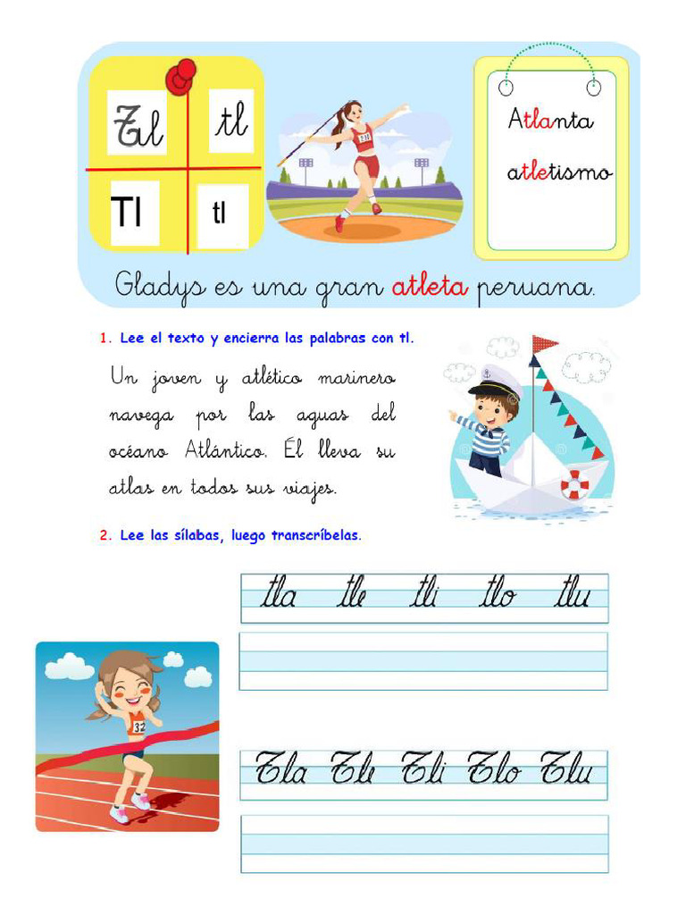 Tla Tle Tli Tlo Tlu | PDF