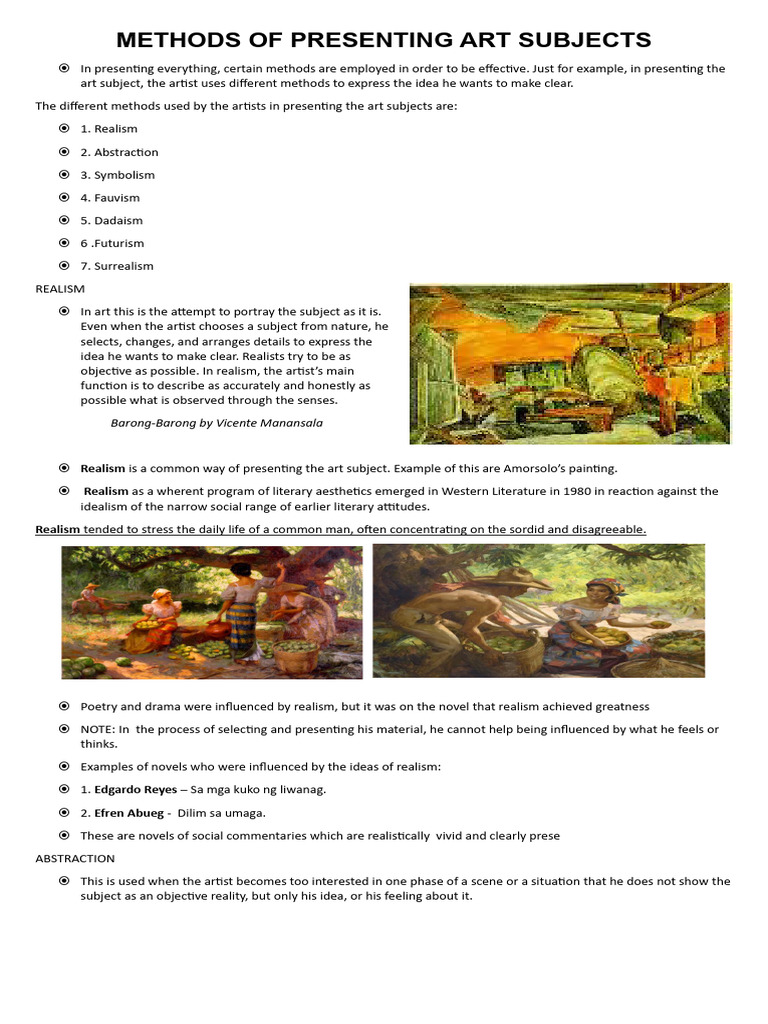 METHODS-OF-PRESENTING-ART-SUBJECTS | PDF | Symmetry | Composition ... METHODS-OF-PRESENTING-ART-SUBJECTS | PDF | Symmetry | Composition ...