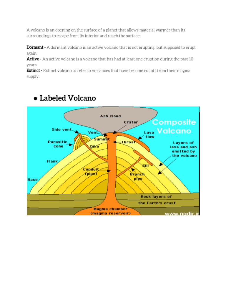 Geo Notes | PDF | Volcano | Lava
