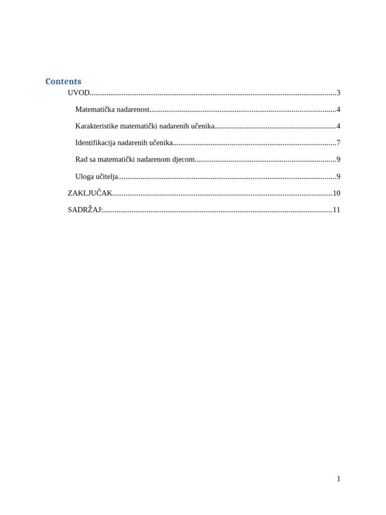 Nadarenost U Matematici | PDF