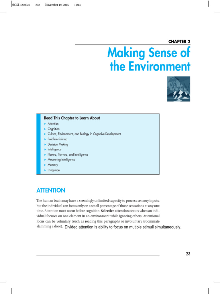 MCAT PSY chapter 2 | PDF | Memory | Recall (Memory)