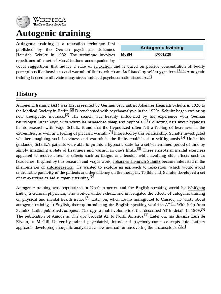 Autogenic_training | PDF