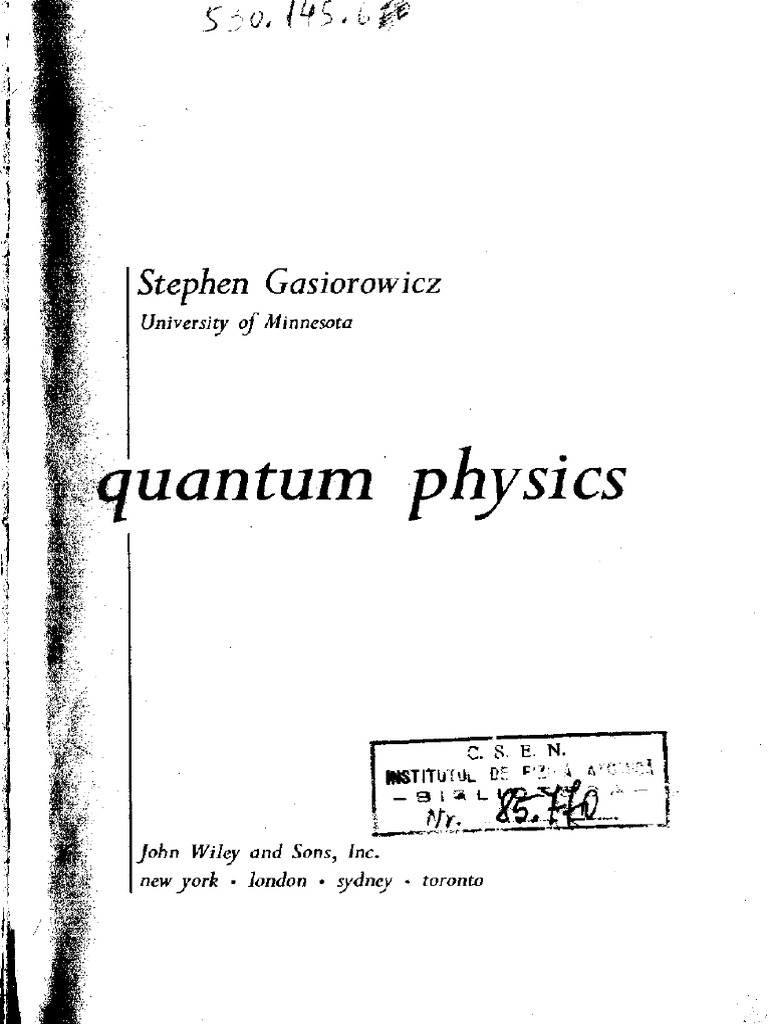 Quantum Physics | PDF